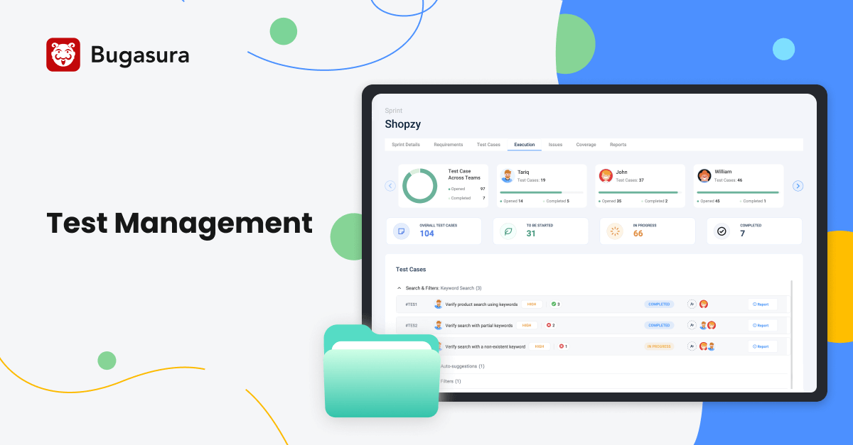 # 1 Free Test Management Tool by Bugasura